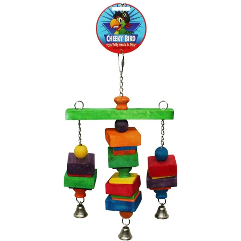 CHEEKY BIRD HANGING TRI-BELL MEDIUM — EquinePlus Supplies